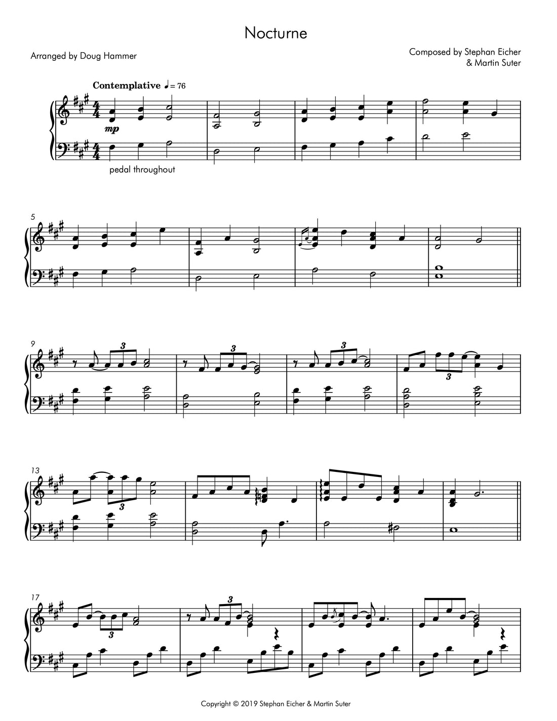 Nocturne – Doug Hammer Music